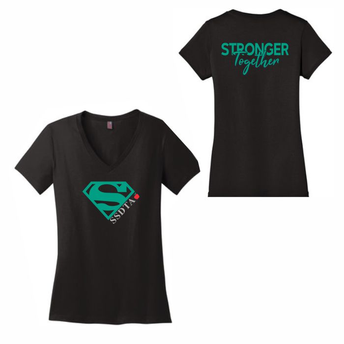 Black Ladies V-neck - Step In House