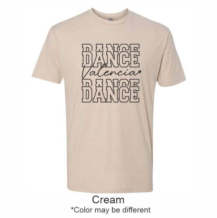 VHS Dance Cream T-shirt - Step In House